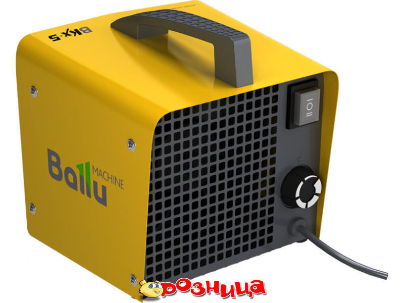 Обогреватель Ballu BKX-5 цвет желтый чёрный вес 2.1 кг в Рознице
